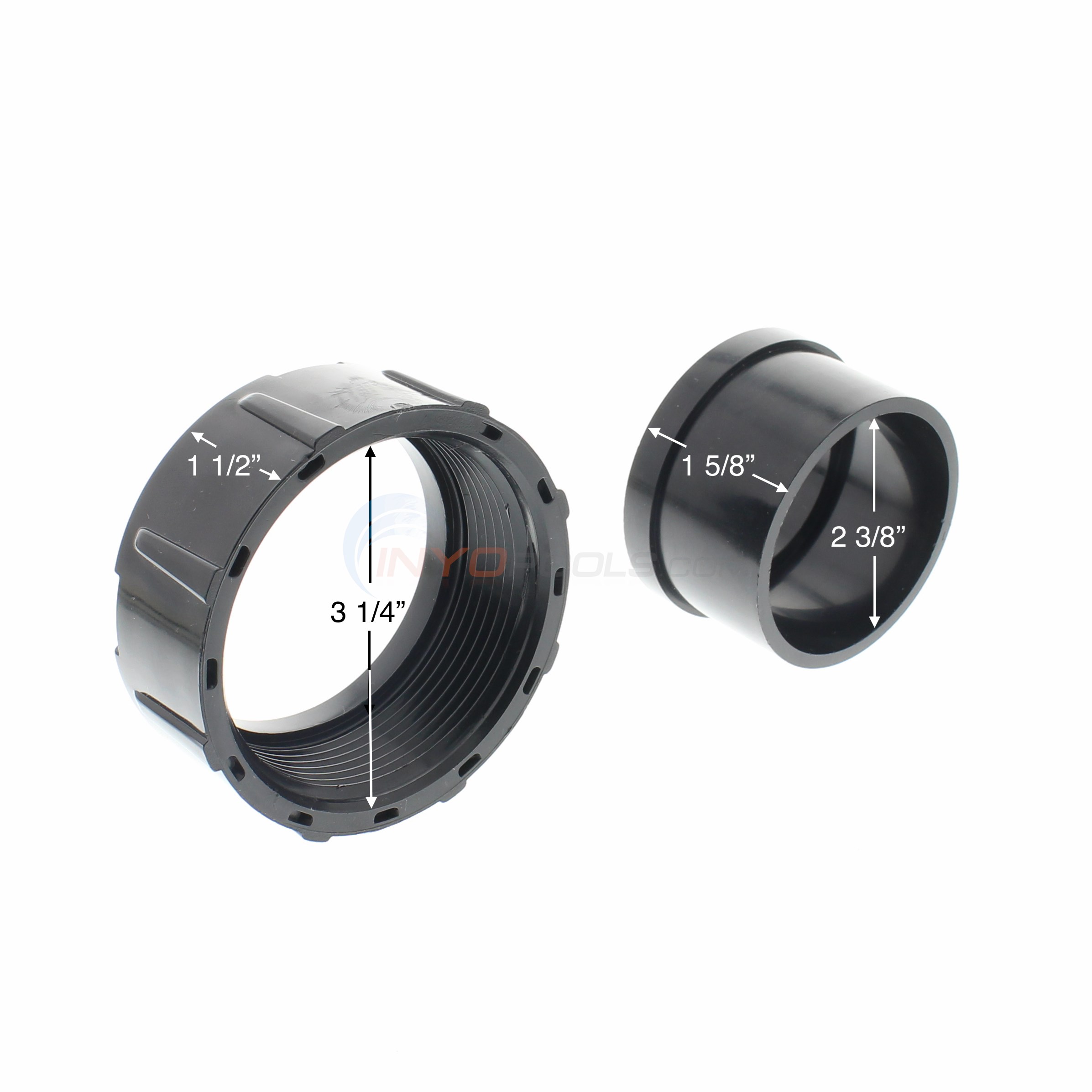 Jandy Coupling Nut Kit w/compression & Gaskit (2) (R0327300 ...