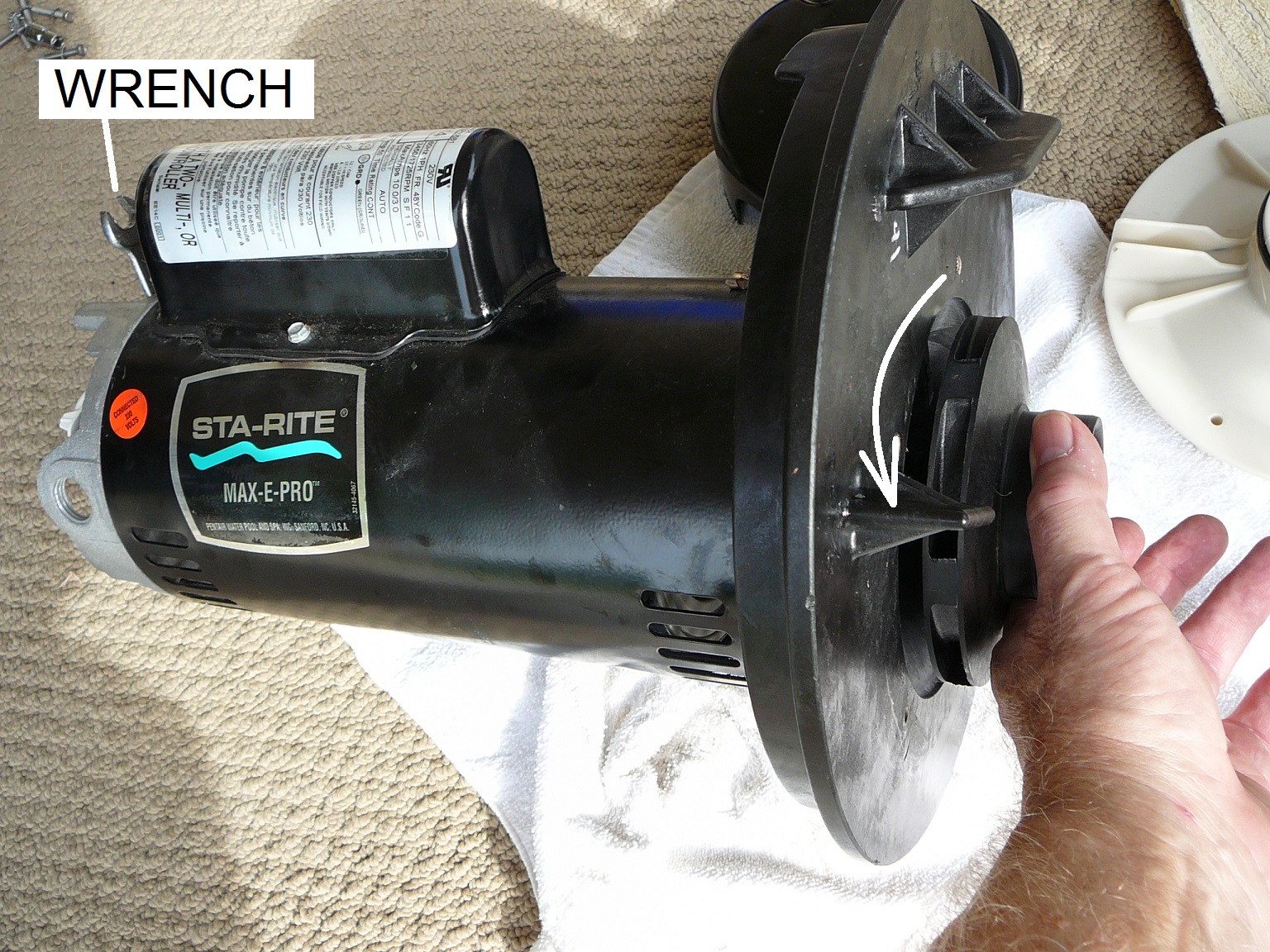 How To Replace a Sta-Rite Max-E-Pro Pump Impeller - INYOPools.com