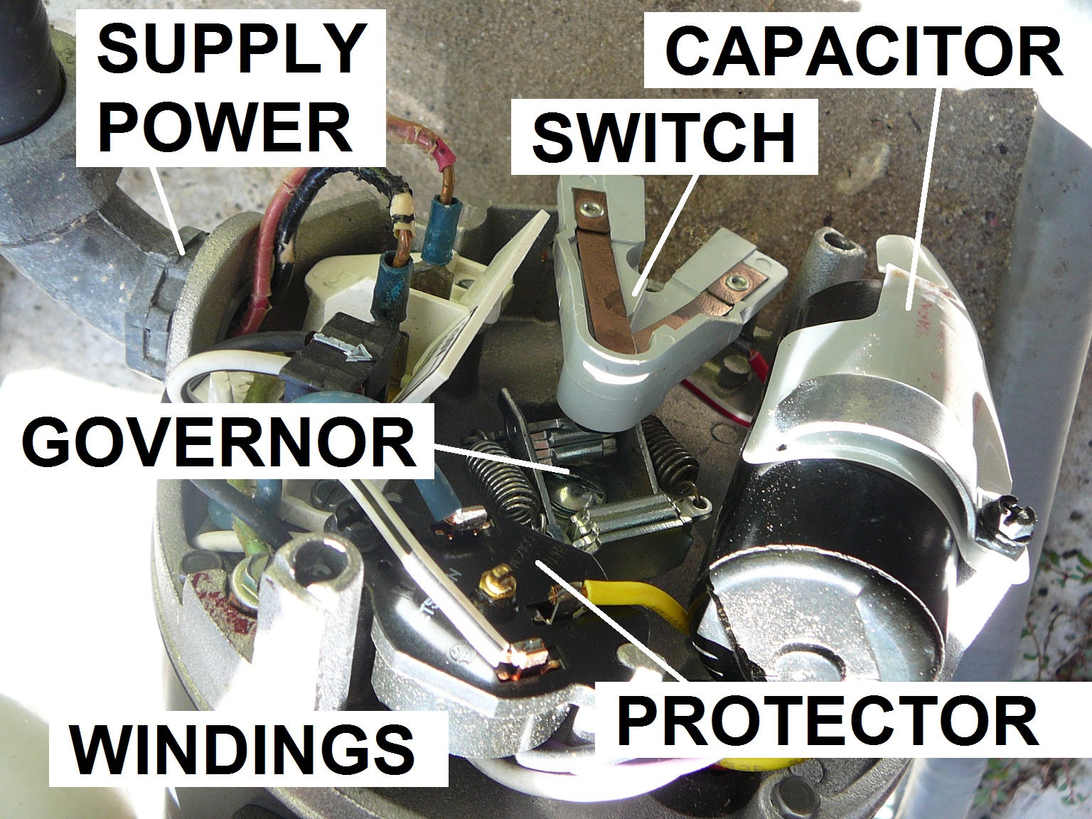 How the Common Capacitor Start Pool Motor Works - INYOPools.com