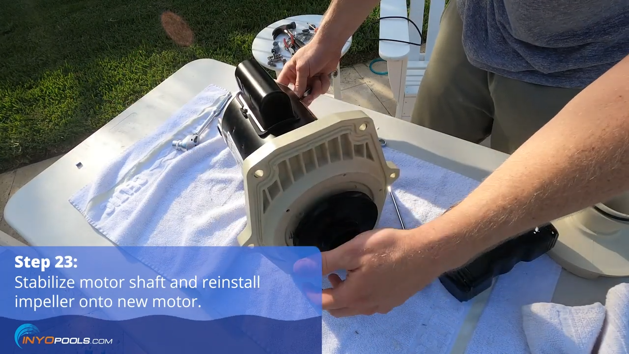 How To Replace A Pentair Whisperflo Pump Motor - INYOPools.com