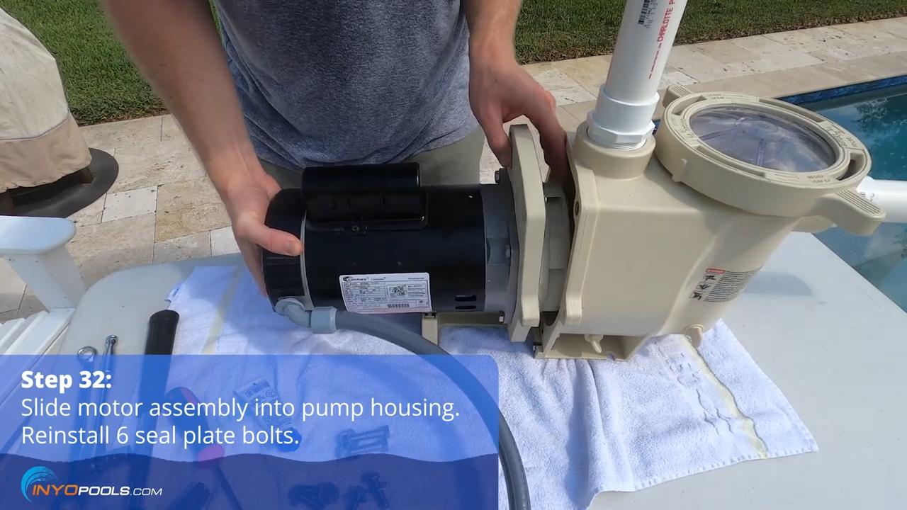 How To Replace A Pentair Whisperflo Pump Motor - INYOPools.com