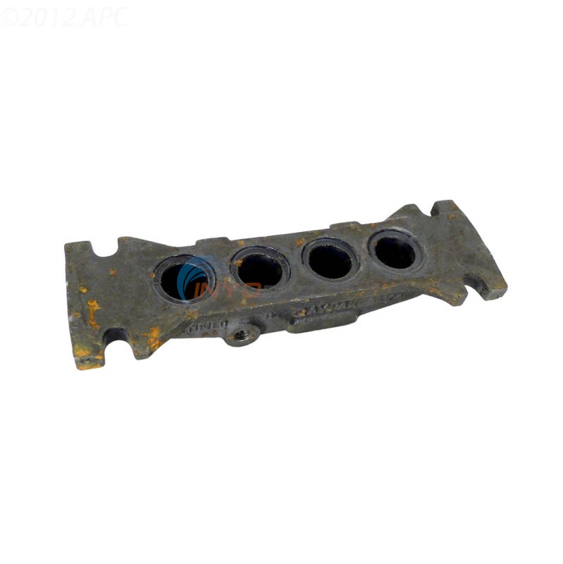 Raypak Return Header, Cast Iron, 105 (004934f) - INYOPools.com