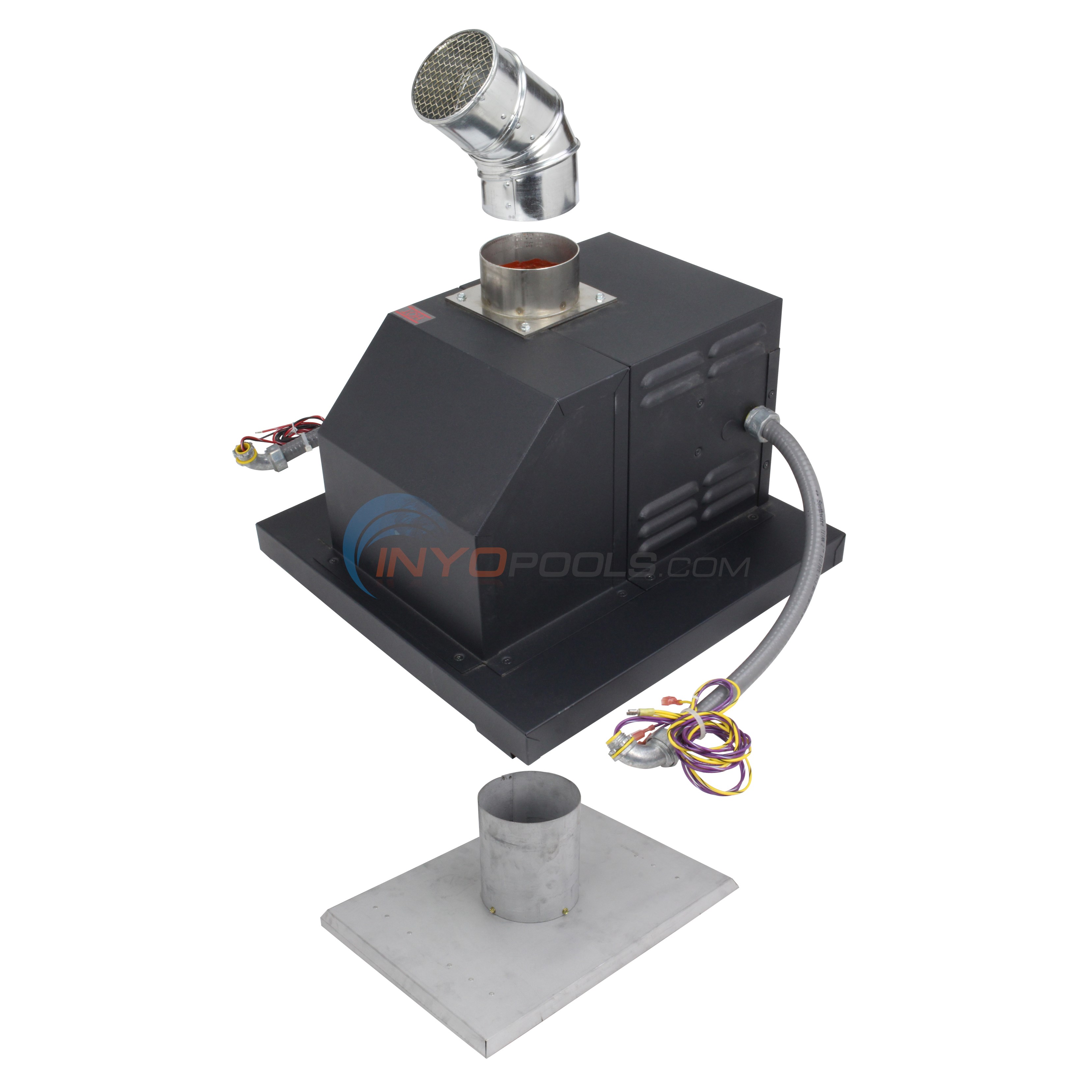 Raypak D-2 Indoor Power Vent, 336A-407A, 115/230v - 009833 - INYOPools.com