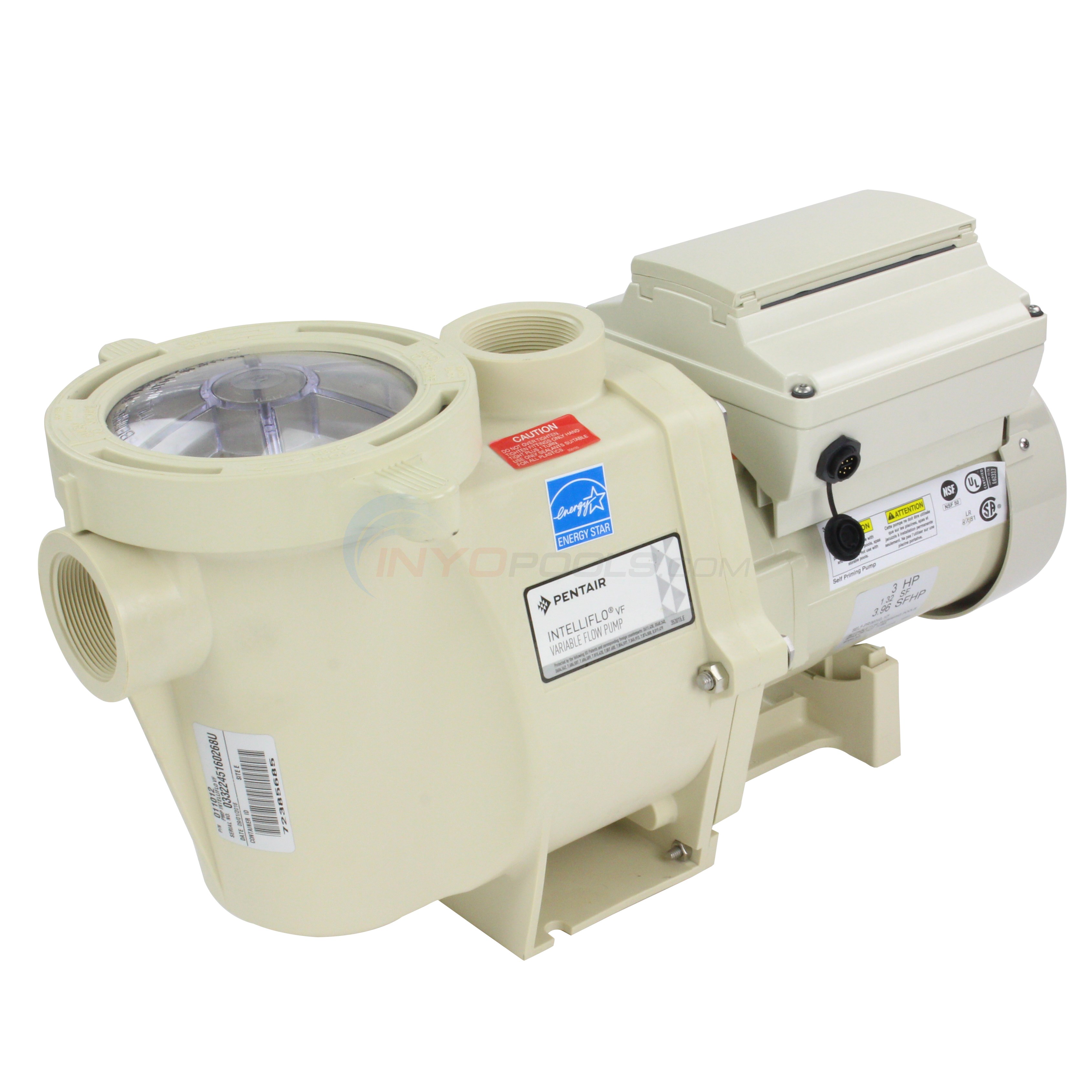 Pentair IntelliFlo VF Variable Speed Pump - 011012 - INYOPools.com
