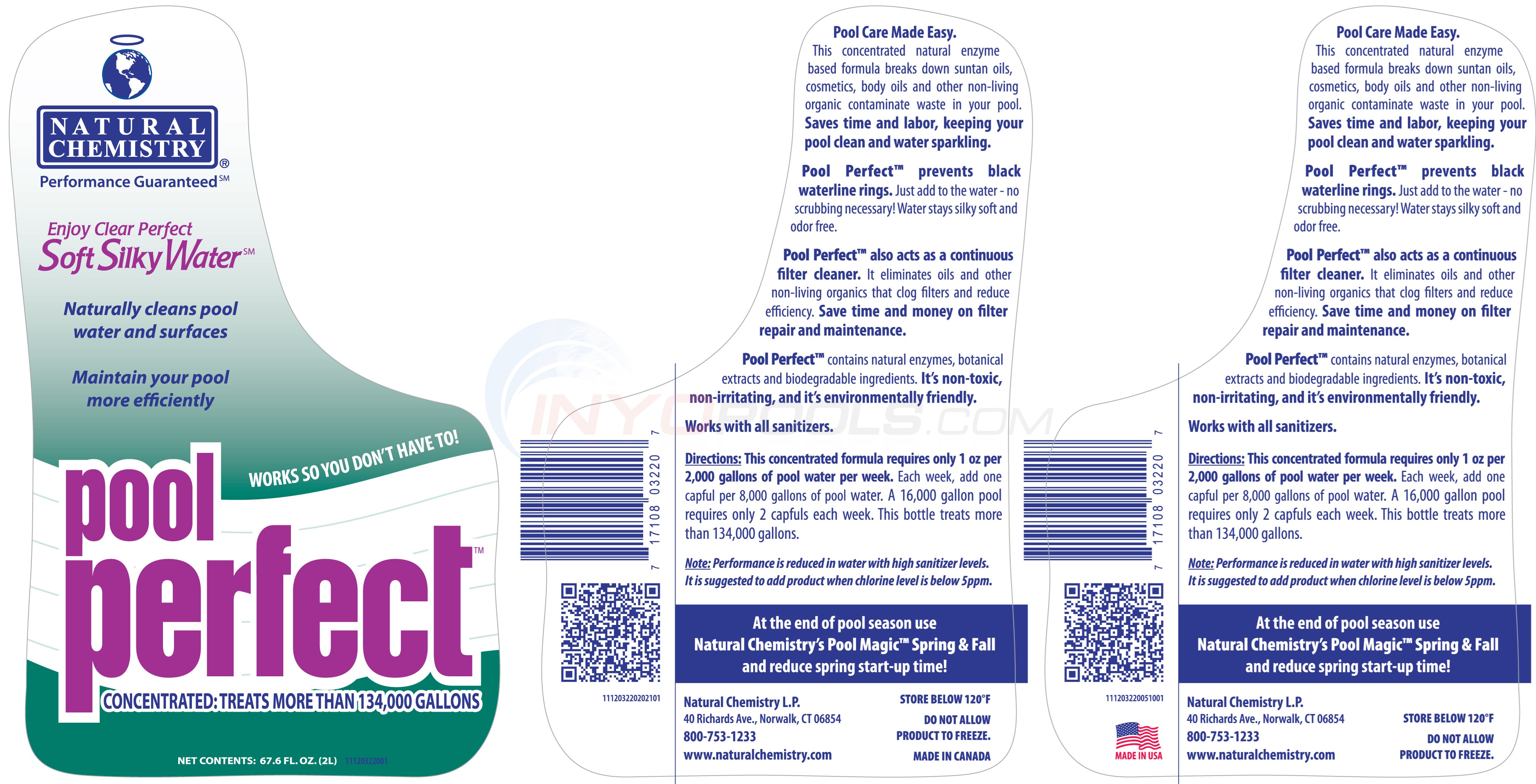 Natural Chemistry Pool Perfect, 2L - 03220 - INYOPools.com