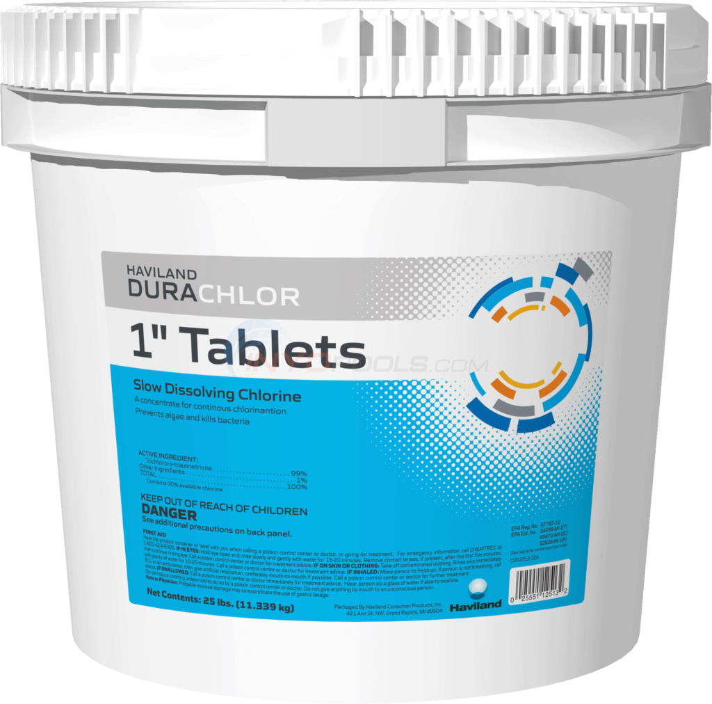 1 Inch Chlorine Tablets for Pool or Spa, 10 lb - NC114 - INYOPools.com