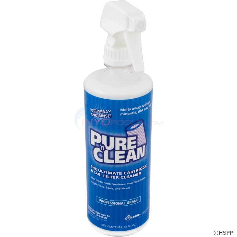 Pure & Clean Cartridge and Grid Cleaner 32oz.,(case of 12) - INYOPools.com