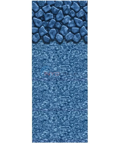 18' Round 48"-52" Depth Overlap Boulder Swirl Heavy Gauge Liner ...