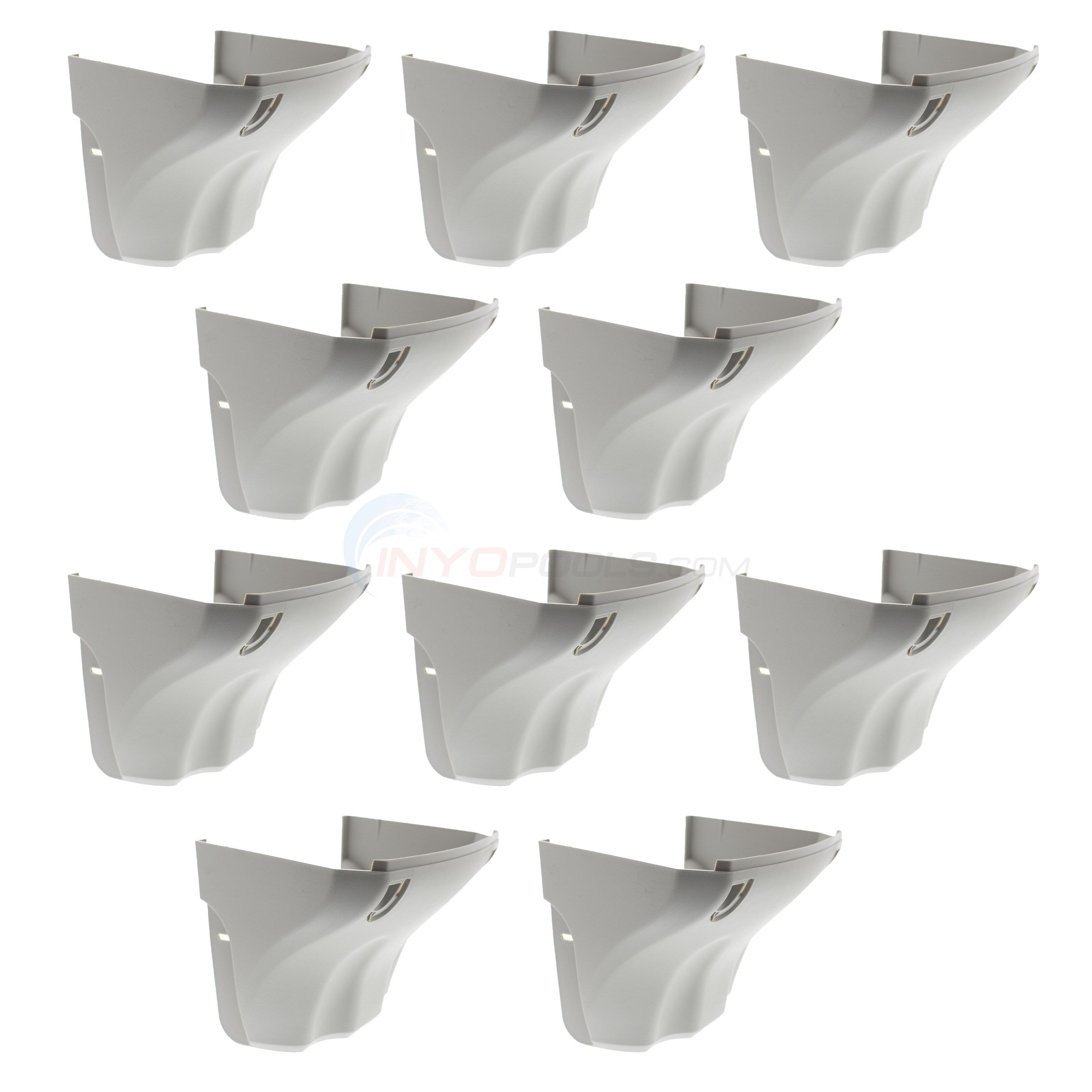 Wilbar Morada Top Cap 8" SUPT Curved (10 Pack) - INYOPools.com