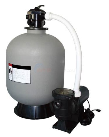 16" Above Ground Pool Sand Filter System w/ 1 HP Pump - INYOPools.com