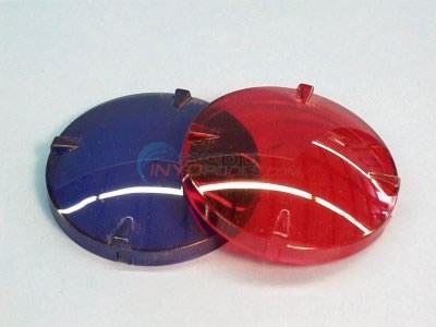 Light Lens, Blue & Red, 3.5", 2015 - 2000-LENS - INYOPools.com