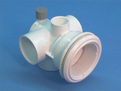 Quad-Flo Body w/Wallfitting 1"S Air - 212-4010 - INYOPools.com