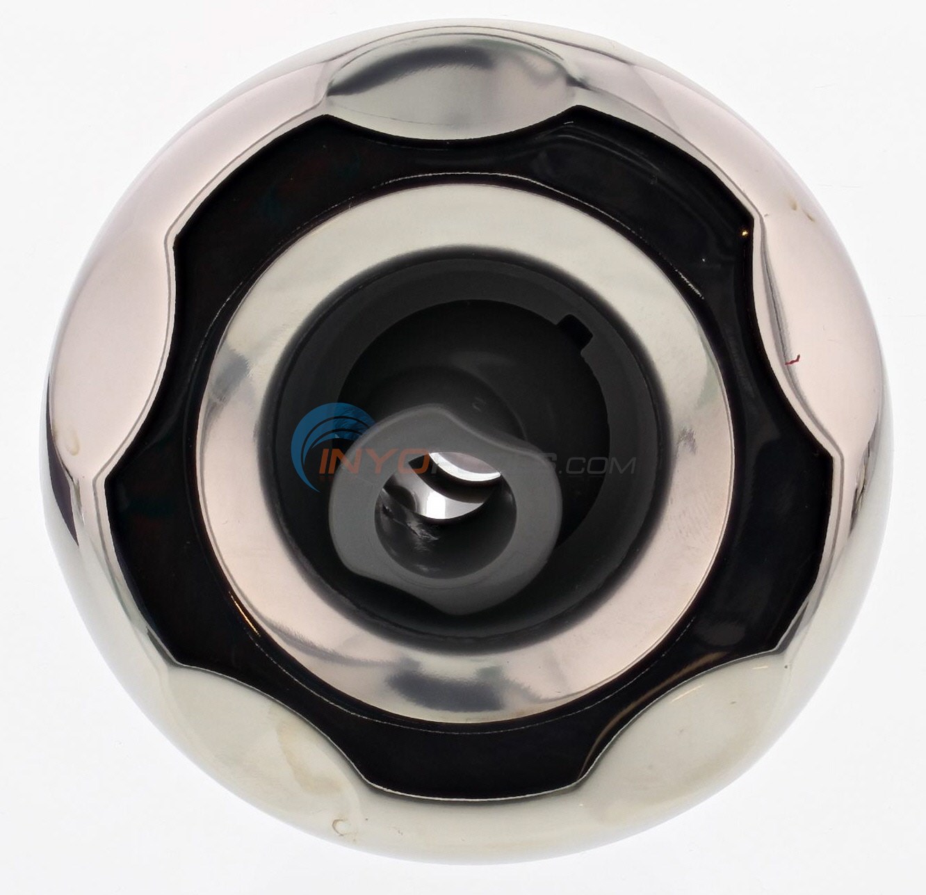 Adjustable Mini Storm Roto 3" Smooth Scalloped Snap In Stainless/Gray ...