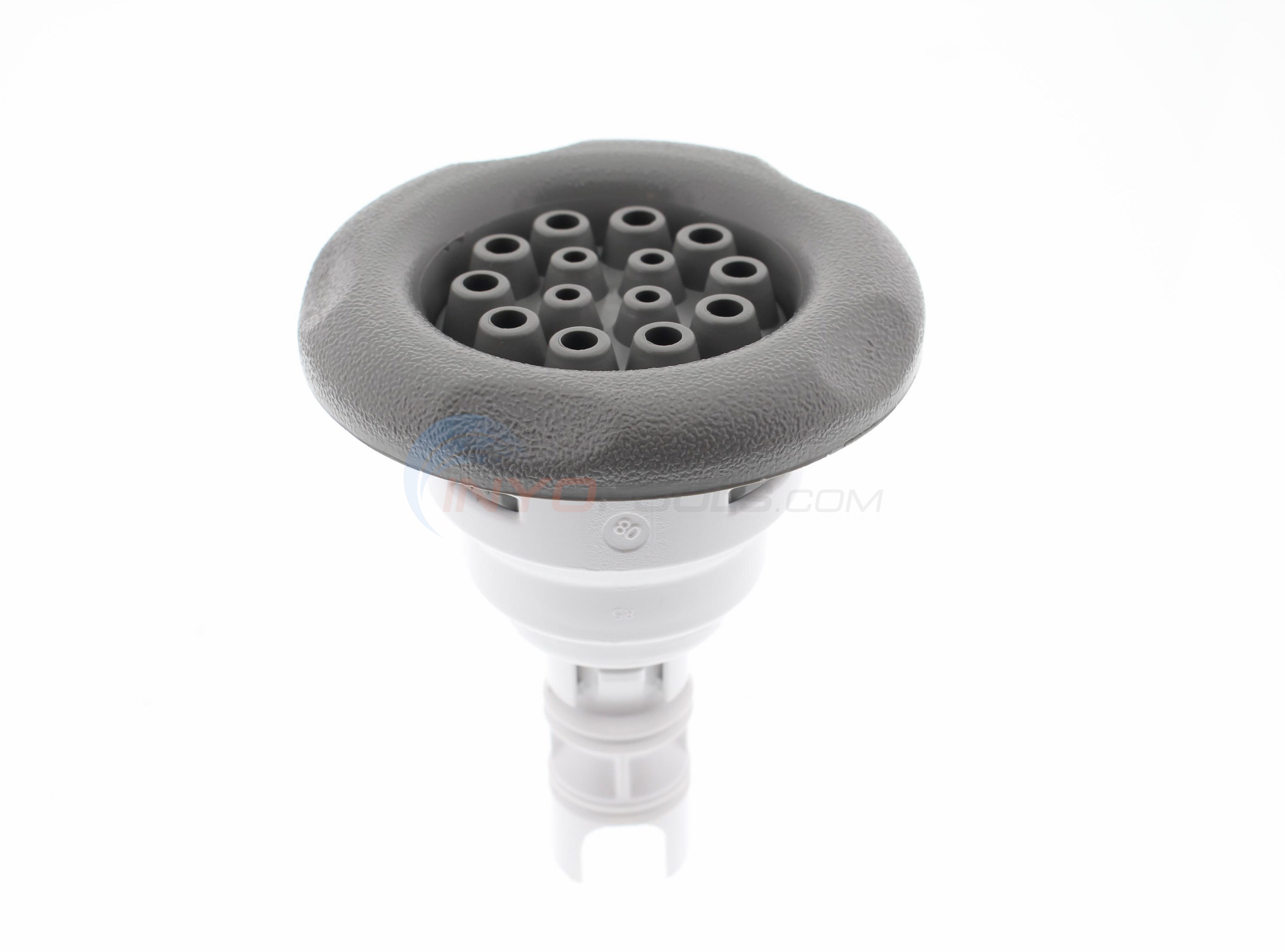 Adjustable Poly Storm Jet Multi-Massage 3-3/8" Textured Scallop Snap In ...