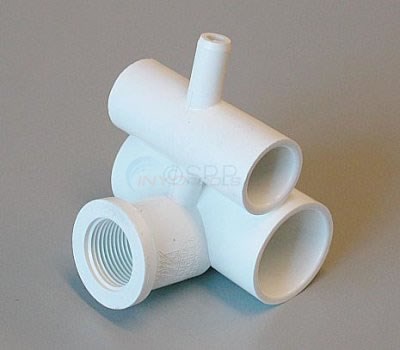 3/8"B Air X 1"S Water Tee Body - 212-9800 - INYOPools.com