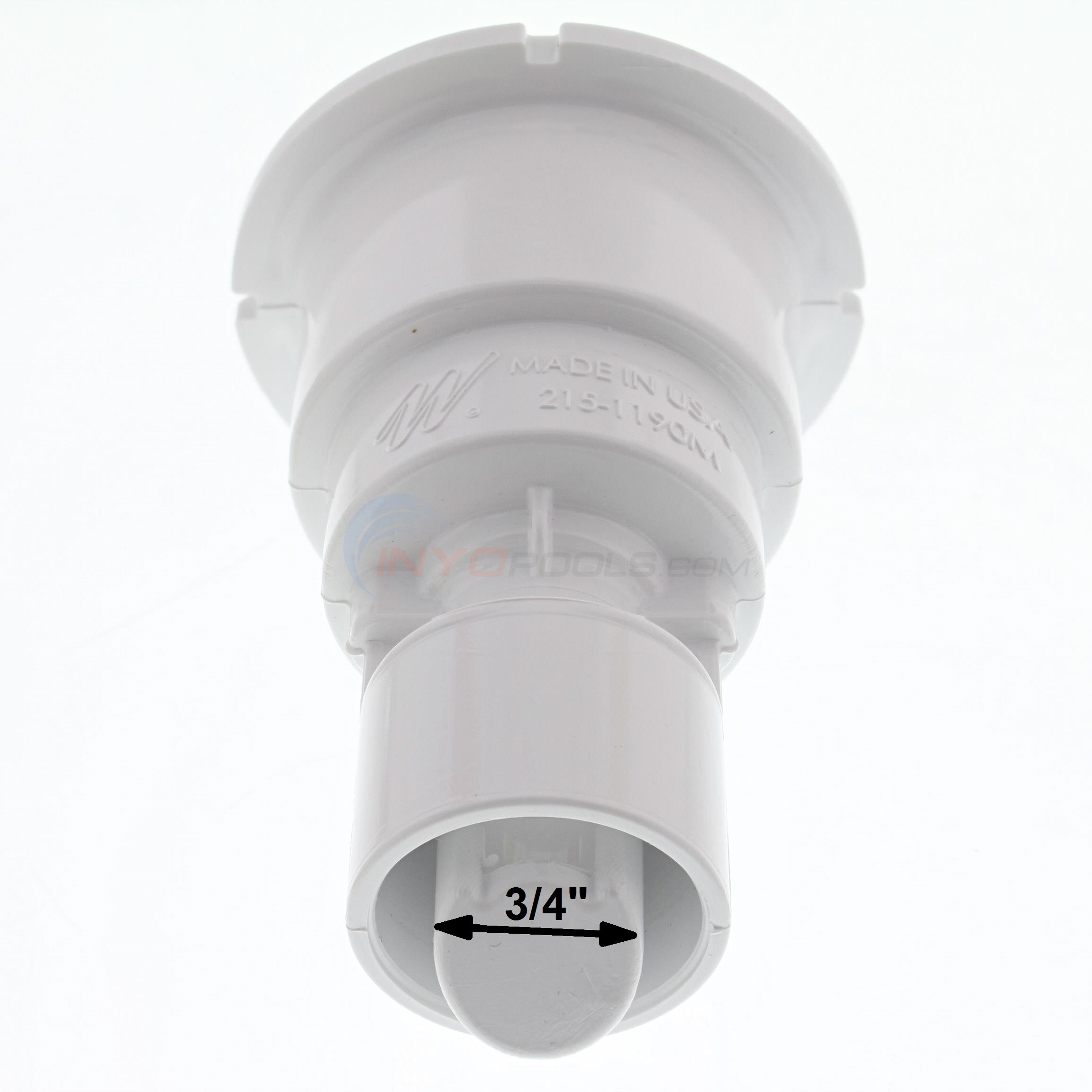 THREAD IN POLY STORM GUNITE JET INTERNALS WALL FITTING WHITE (215-1190B ...