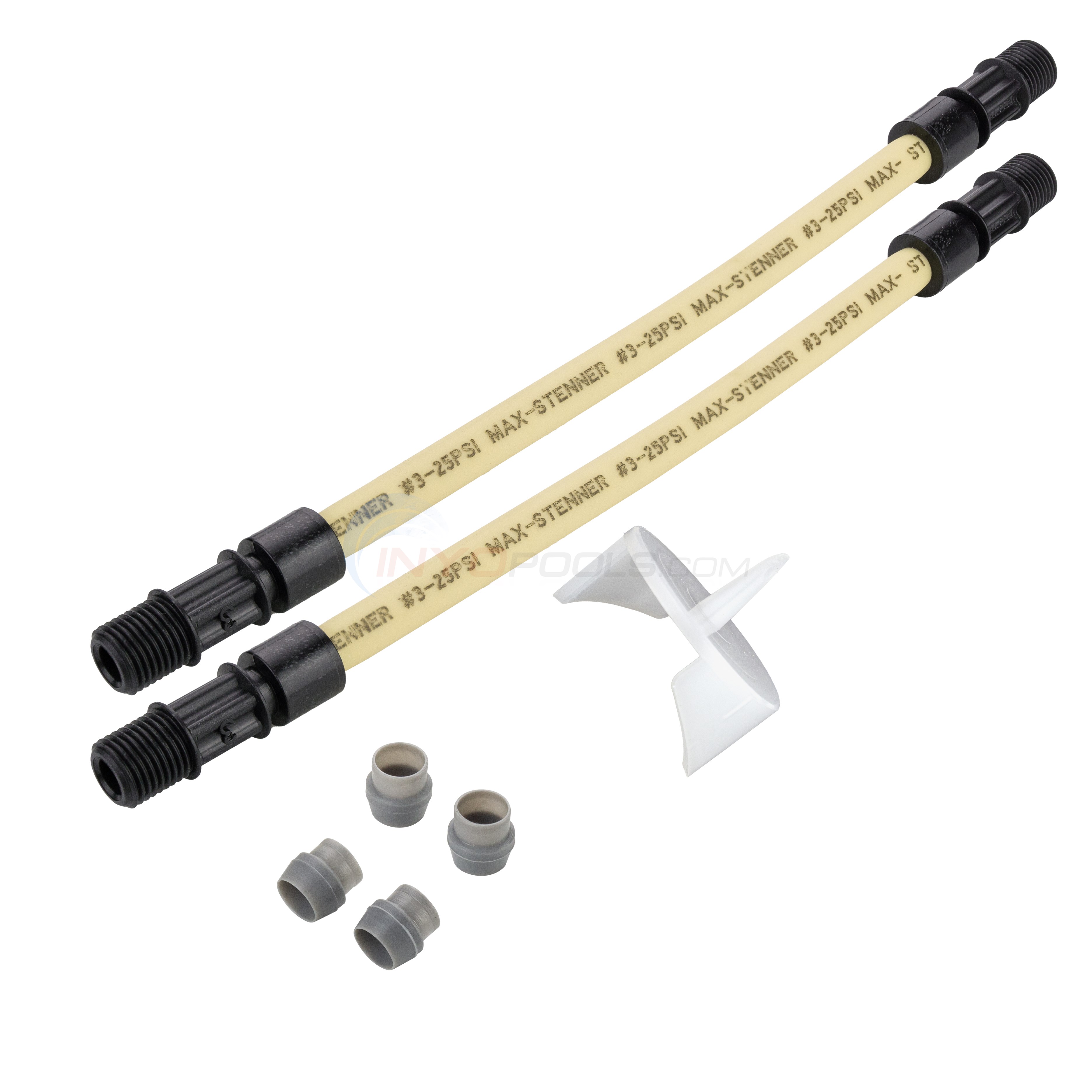 Stenner #3 Pump Tube Assembly w/Ends 45-3 (pkg 2) (uccp203) - INYOPools.com