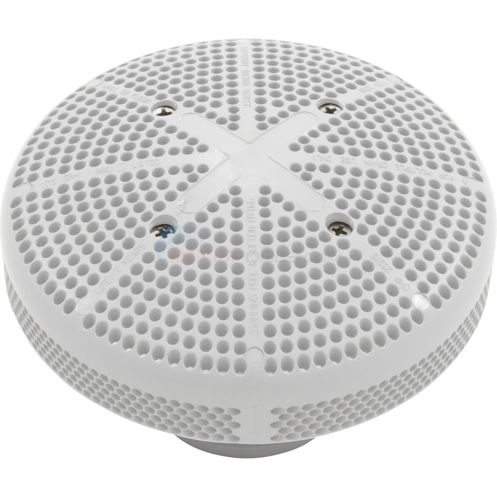 CMP Suction Assembly, Fiberglass Pool, VGBA, White - 25215-000-000 ...