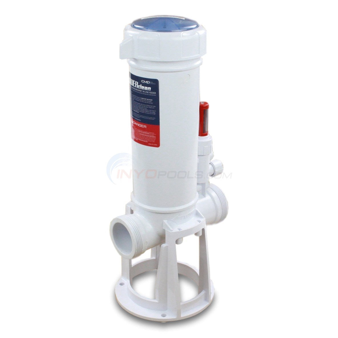 PowerClean In-Line Chlorinator with Base - Clear Plastic Lid ...