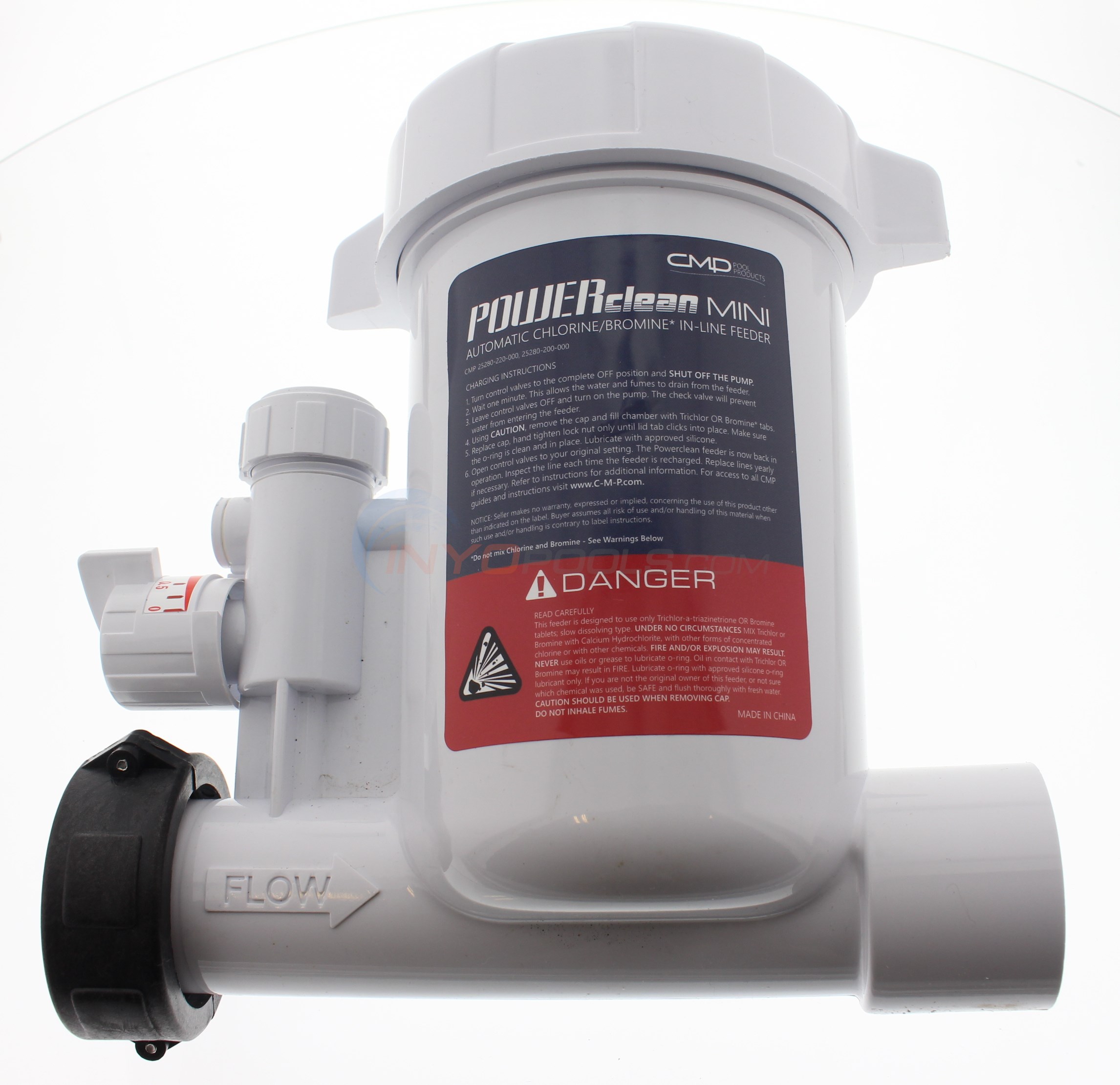 Custom Molded Products POWERclean Mini In-Line Chlorinator - INYOPools.com