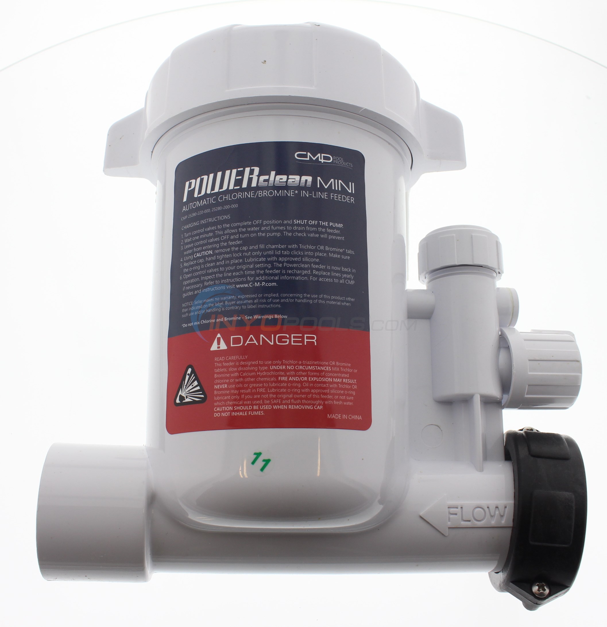 Custom Molded Products POWERclean Mini In-Line Chlorinator - INYOPools.com