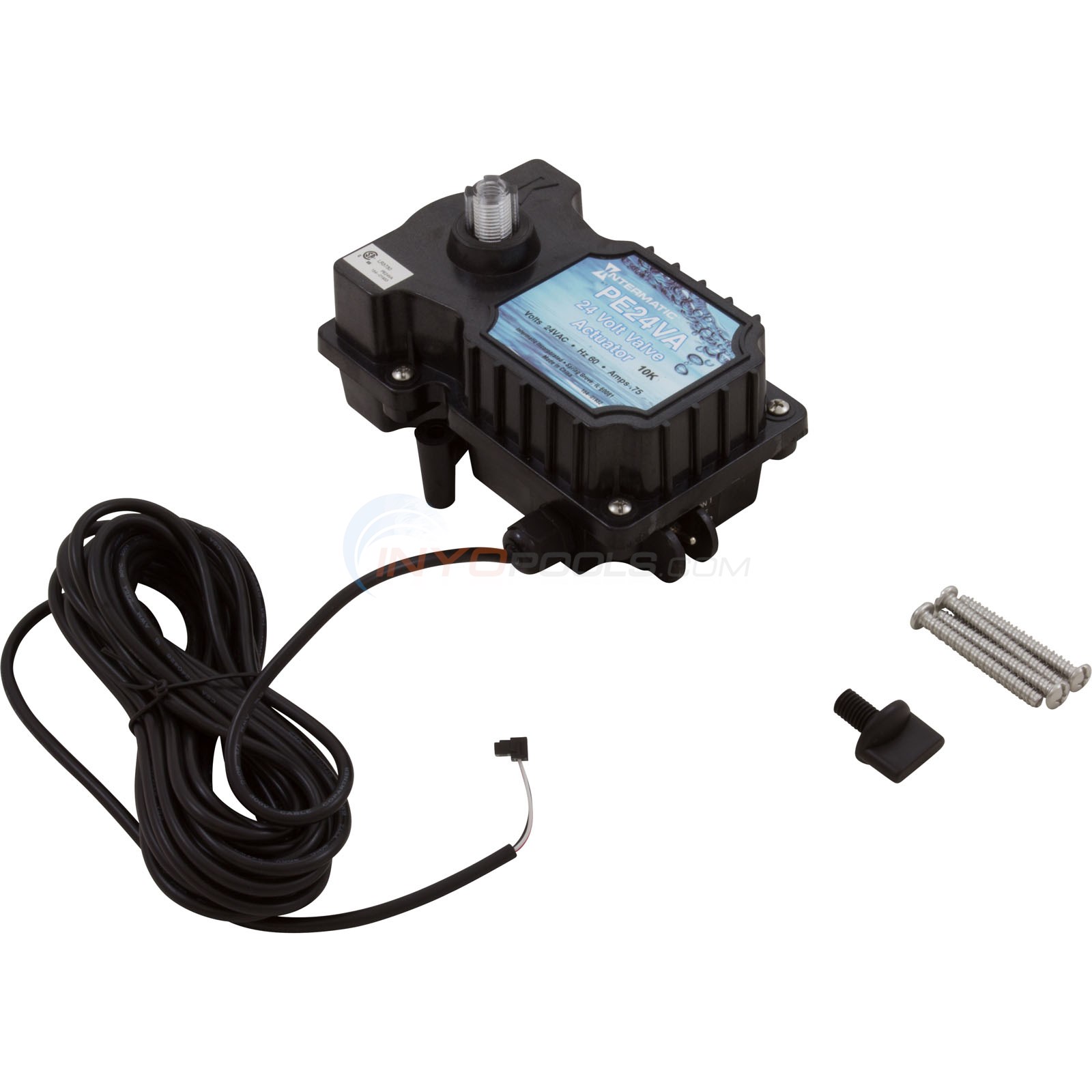 Intermatic 24V Valve Actuator, Black - PE24VA - INYOPools.com