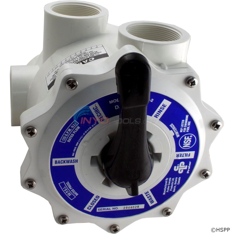 Praher Universal Multiport Valve 2" FPT (D.E.) - SM-20-2 - INYOPools.com