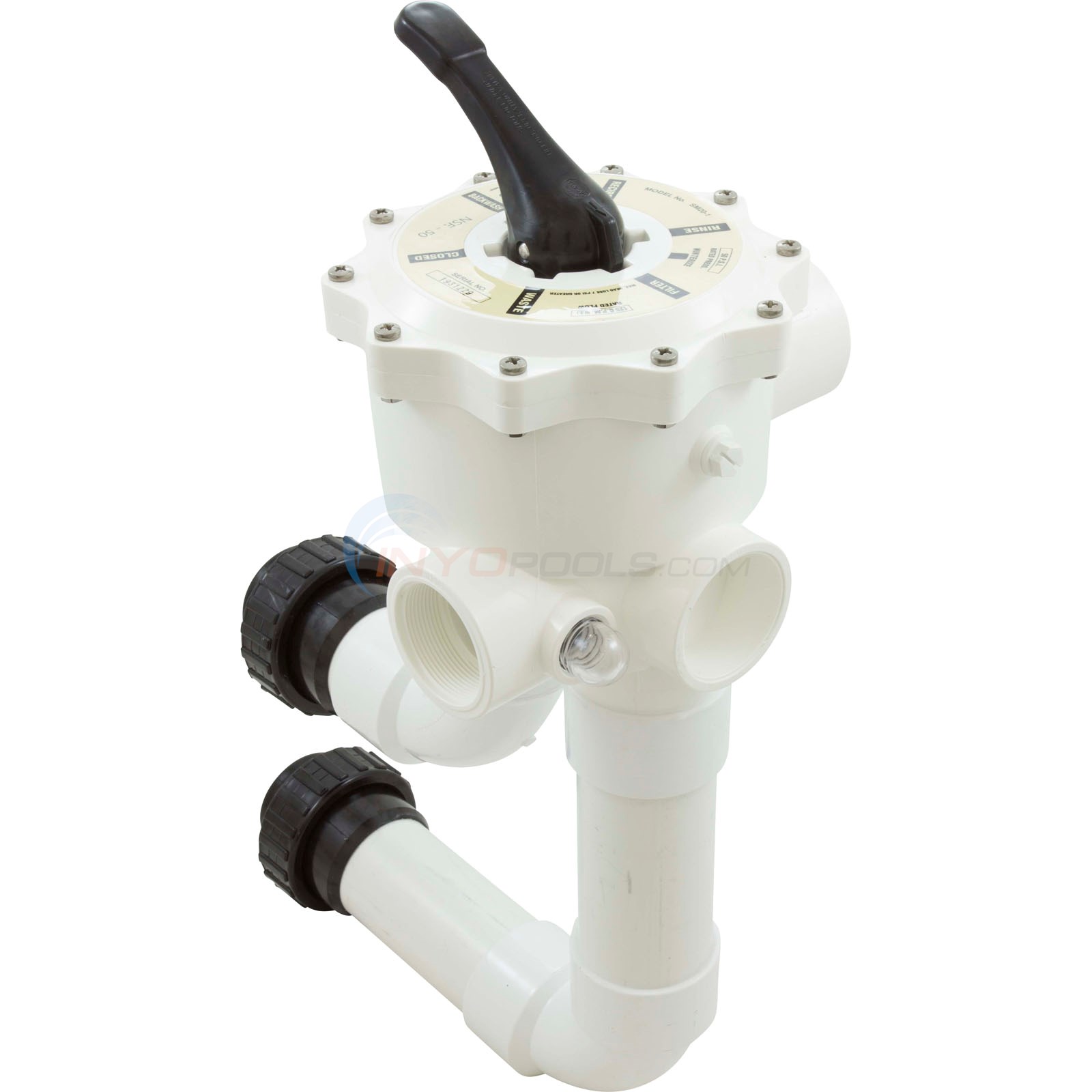 Waterway 2" FPT Multi-Port Valve w/ Union Connections- WVD001 ...