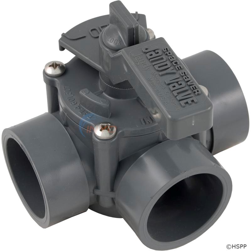 Zodiac Valve, 1-1/2"s/2"spg Pos. 3 - Port Space Saver (3406 ...