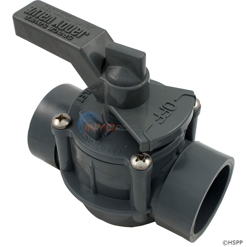 Zodiac Valve,space Saver 2-port 1 1/2"-2" Eqbv (3407) - INYOPools.com