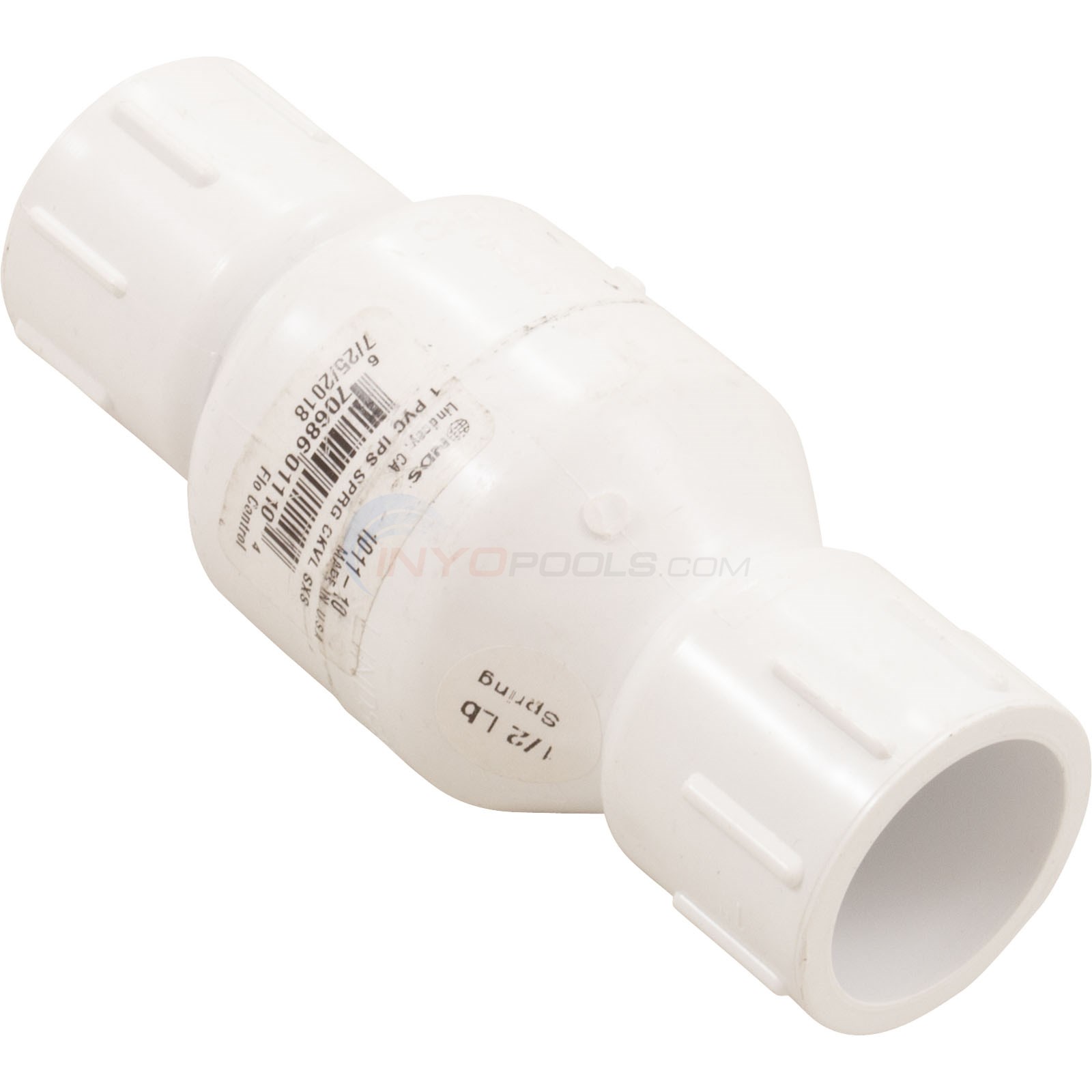 Flo Control Valve, Check 1" S X S Spring (1011-10) - INYOPools.com