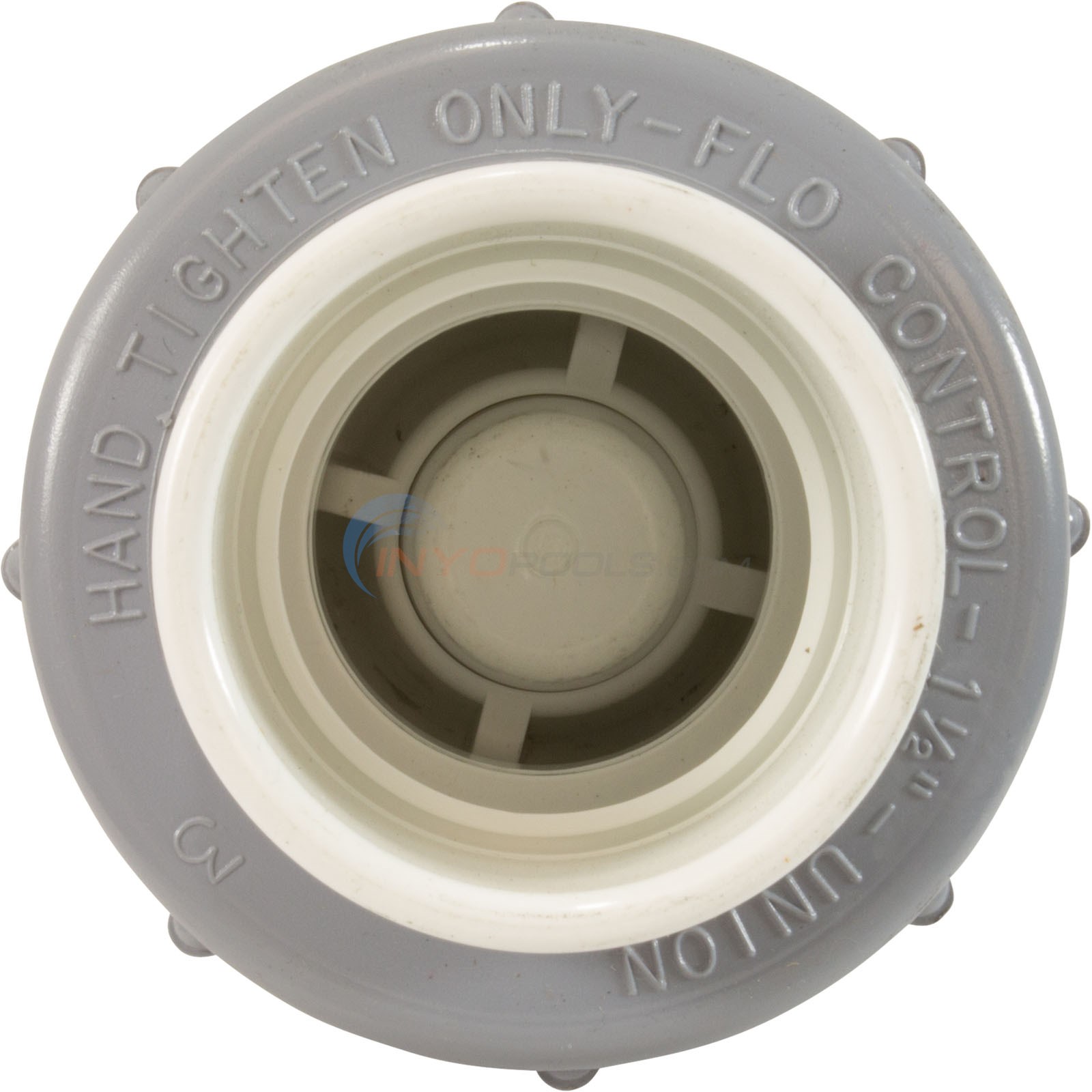 Flo Control Check Valve, 1-1/2" Slip, 1/2lb Spring, True Union, White ...