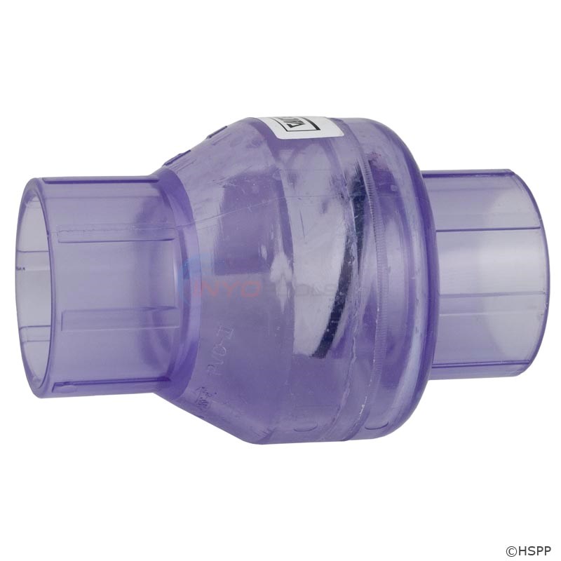 Flo Control Valve, Check 1 1/2" Swing (1520-15-white) - INYOPools.com