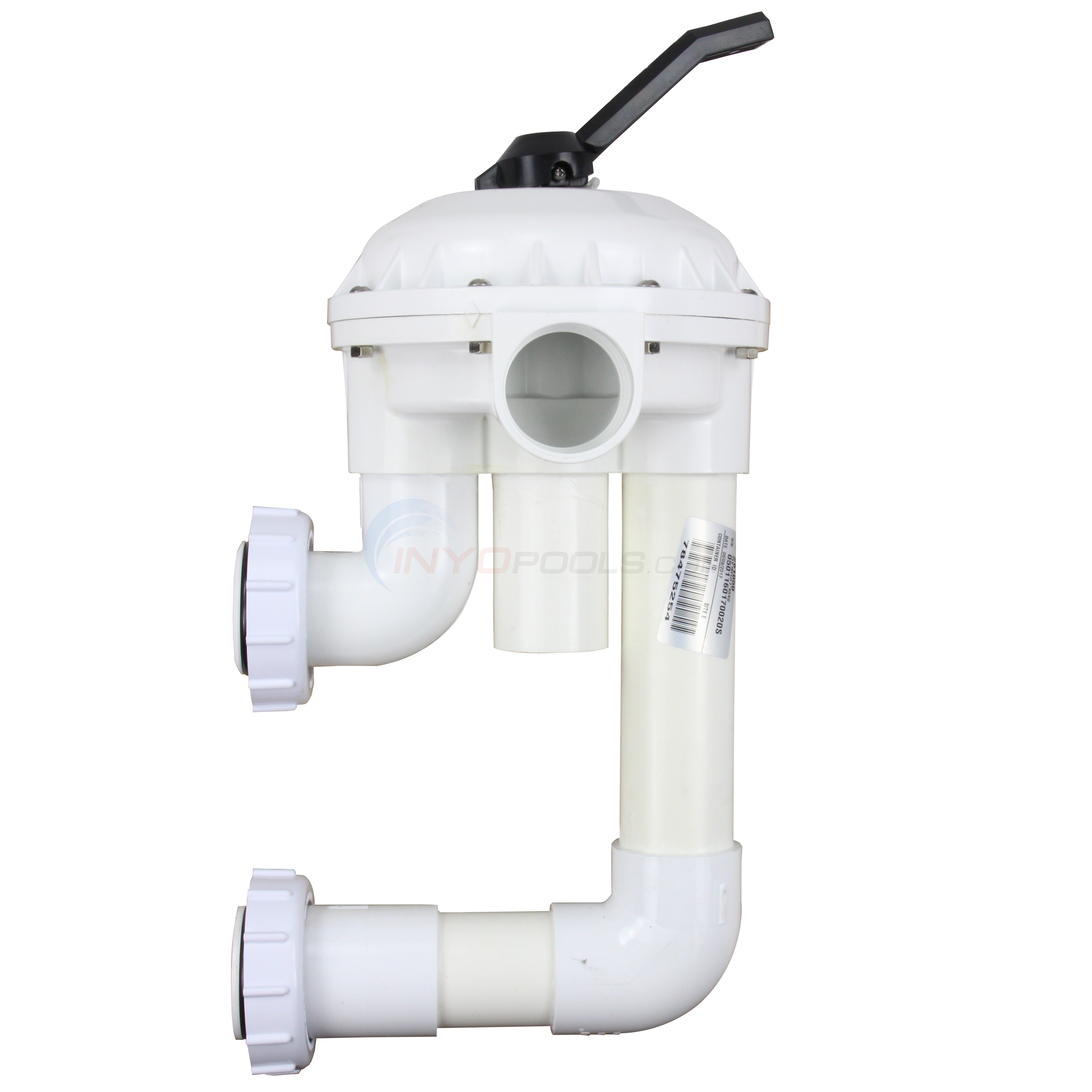 Pentair® 2" Hi-Flow™ Multiport Valve with Plumbing - 261050 For Triton ...