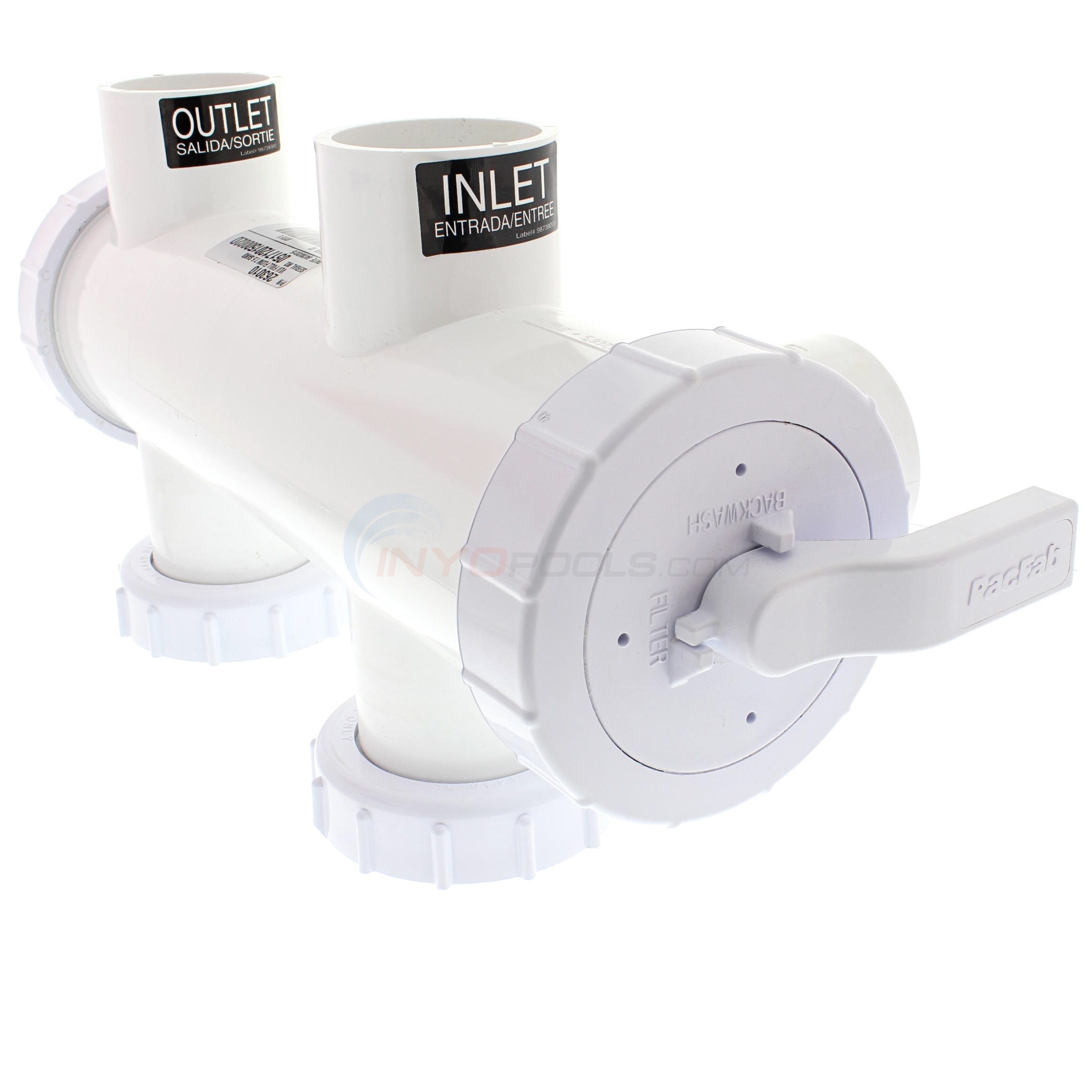 Pentair 2" Full-Flow Push Pull Valve - Sand 7.5" Center - INYOPools.com