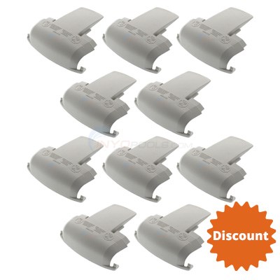 Wilbar Top Cap 8" 1/2 Inner Champagne - Oracle (10 Pack) - INYOPools.com