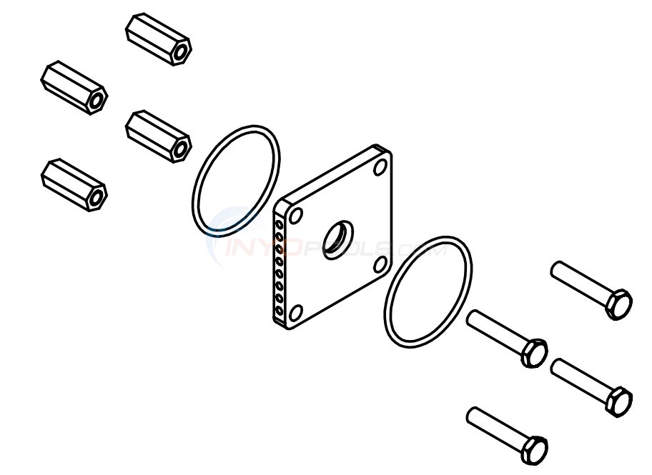 Raypak Propane Orifice (0-4500 Ft.) Kit for Model 404 - 018869F ...