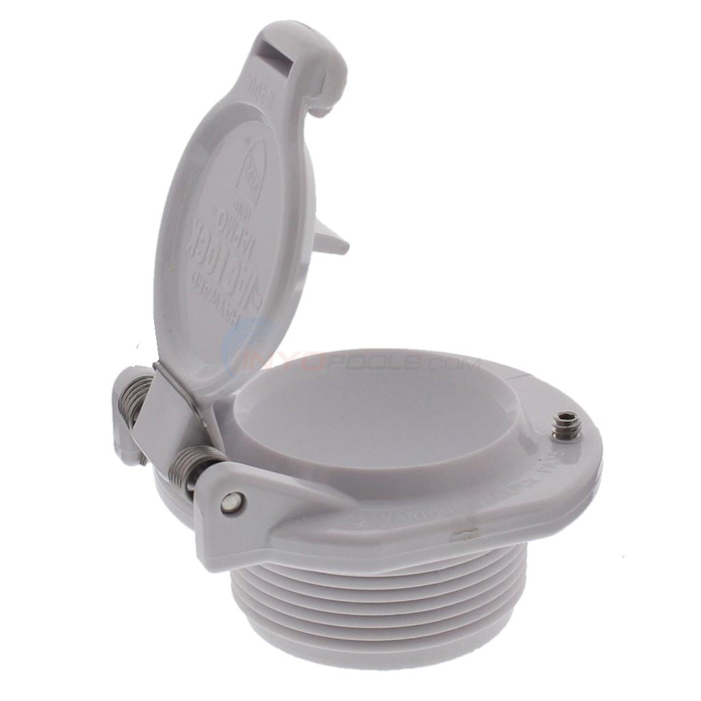 Hayward 1.5" MPT Vacuum Lock Safety Fitting, White - W400BWHP ...