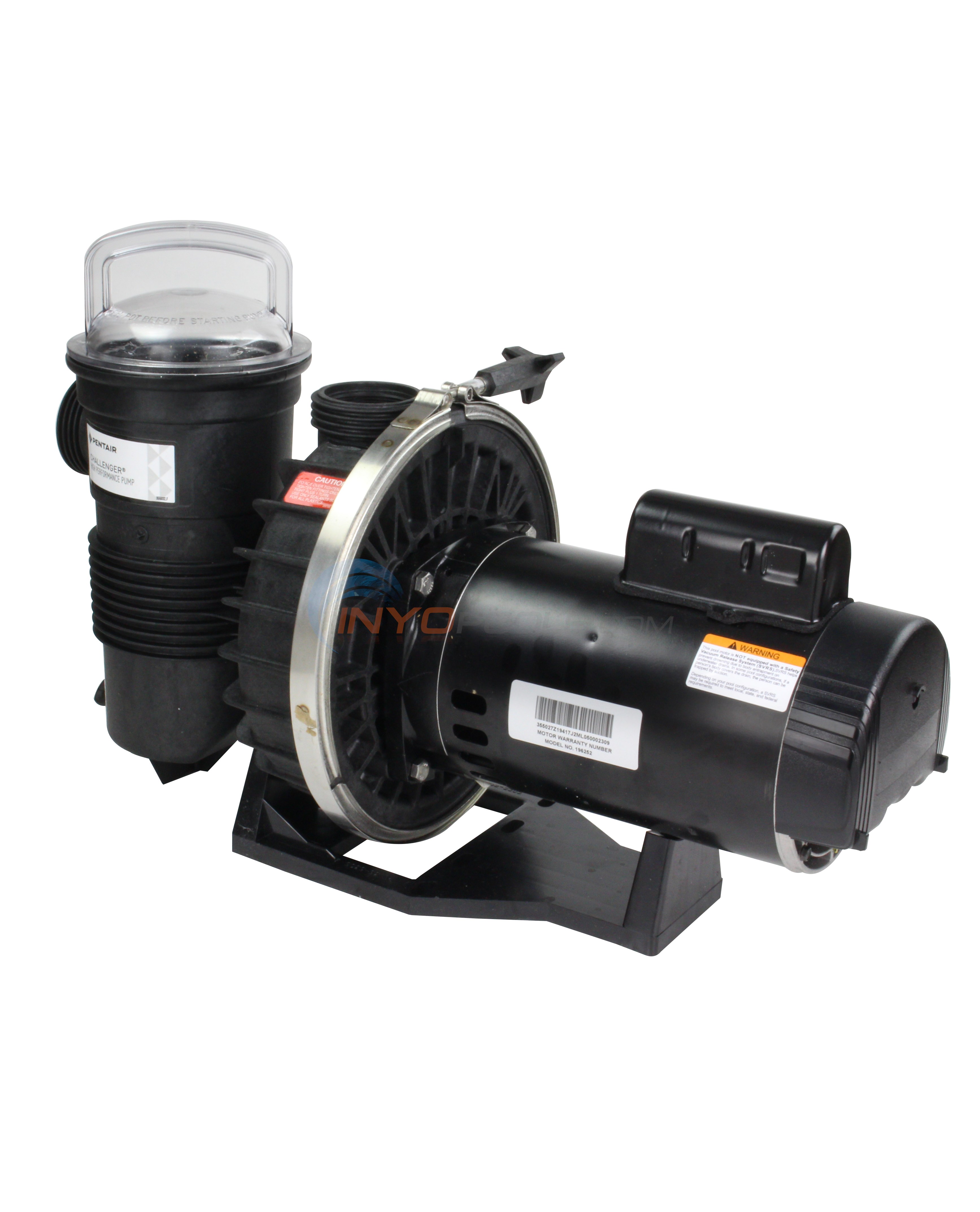 Pentair Challenger CH 2 HP 230V Single Speed FR Pump - INYOPools.com