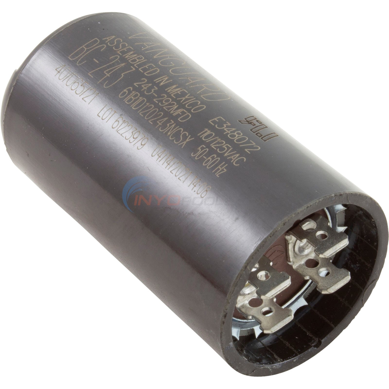 Start Capacitor, 243-292 MFD, 125vac 1-7/16"x2-3/4" (BC-243 ...
