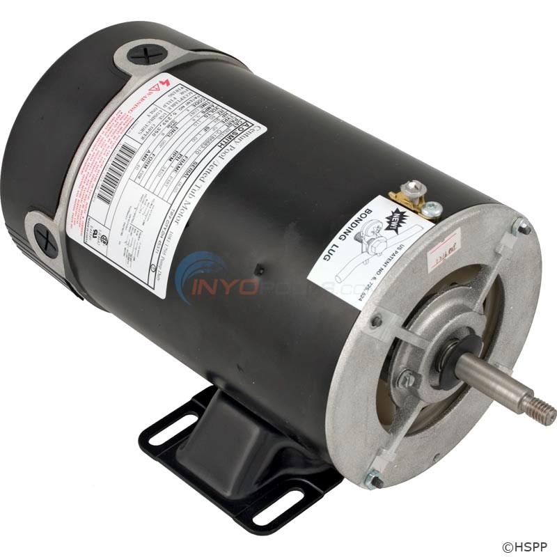 Waterway Motor Thru Bolt .75hp 115v - Ss Shaft (bn24ss) - INYOPools.com