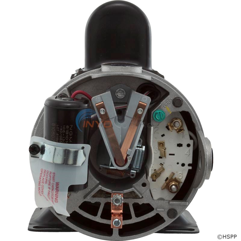 Century (A.O. Smith) 1.0 HP Up Rate Low Amps Thru Bolt Motor, 48Y Frame ...