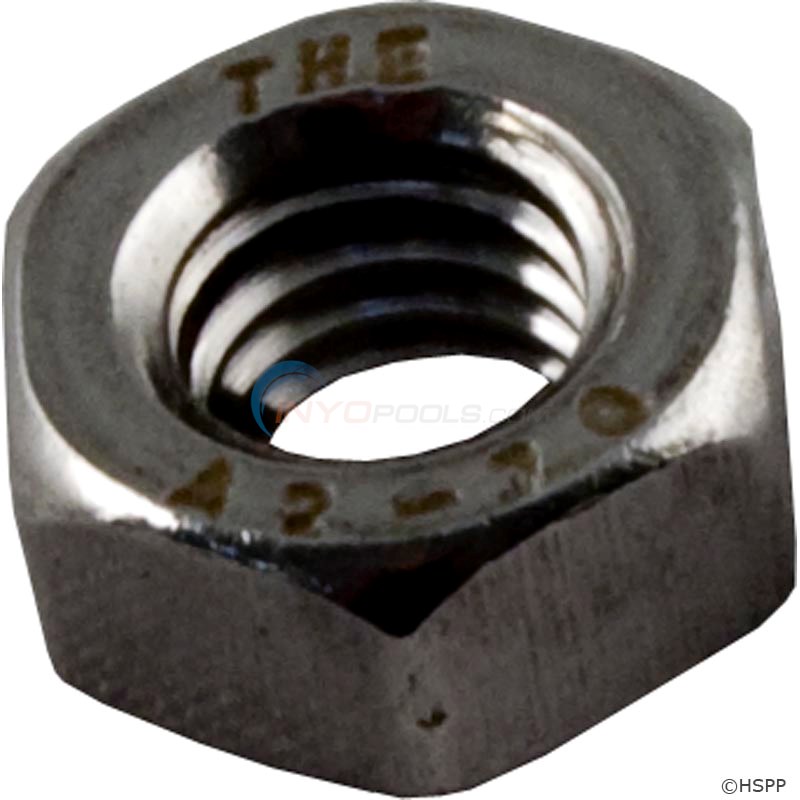 Nut 1/4-20 Stainless Steel (WC634006) - INYOPools.com
