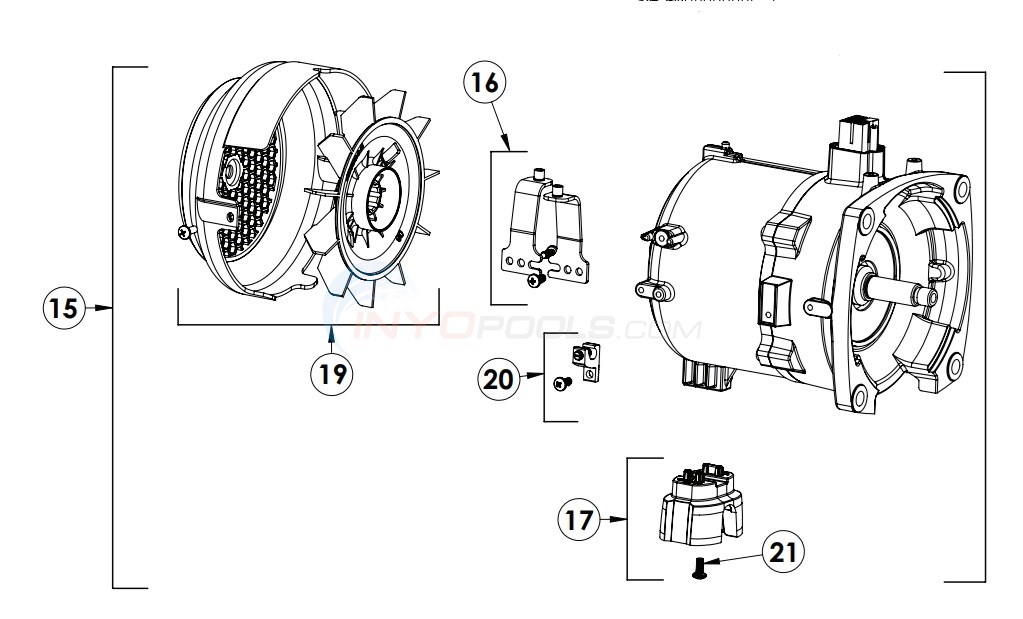 Pentair Motor Kit for IntelliFlo3® VSF 3.0 HP Pump - 356165S ...