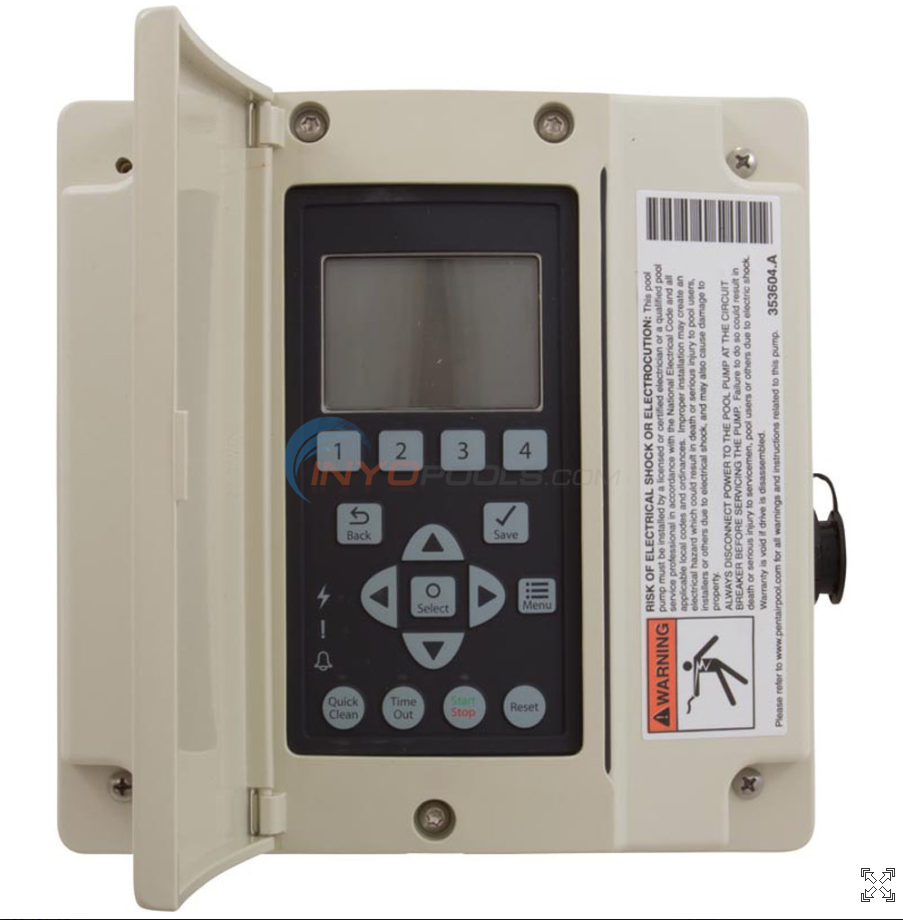 Pentair IntelliFlo VS/i1/2VST Drive Kit w/ Keypad - 356879Z - INYOPools.com
