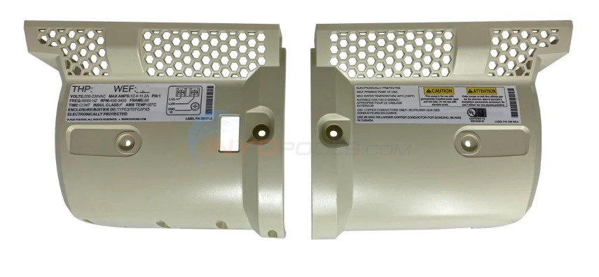 Pentair IntelliFlo3 VSF Motor Shroud Kit for 3.0HP Motor, Almond ...