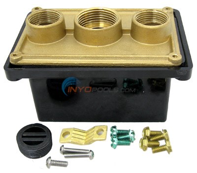 Pentair J Box 1" Lexan Black - 78310700 - INYOPools.com