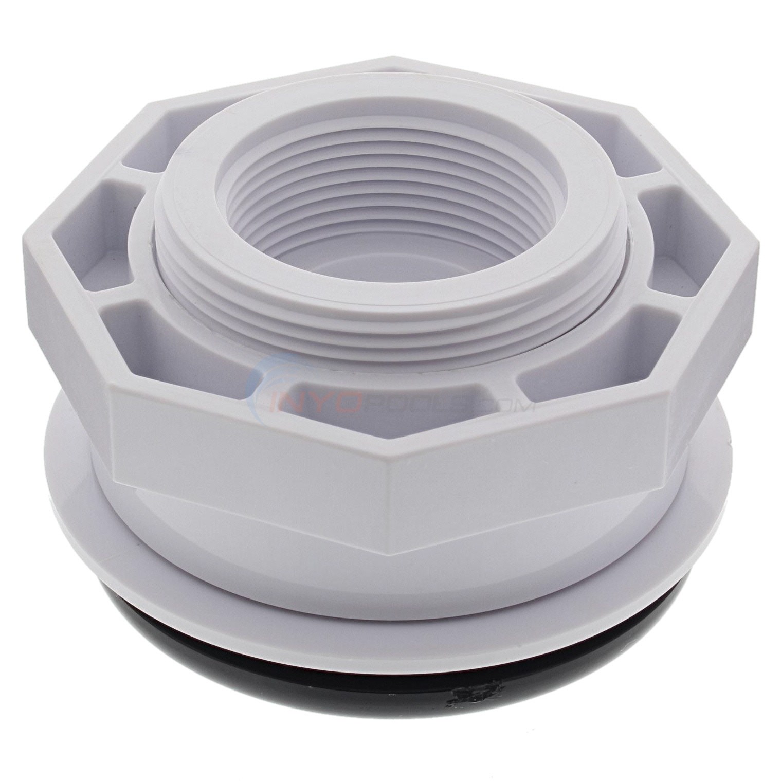 Pentair Return Inlet Fitting, Vinyl - Black - 86205101 - INYOPools.com