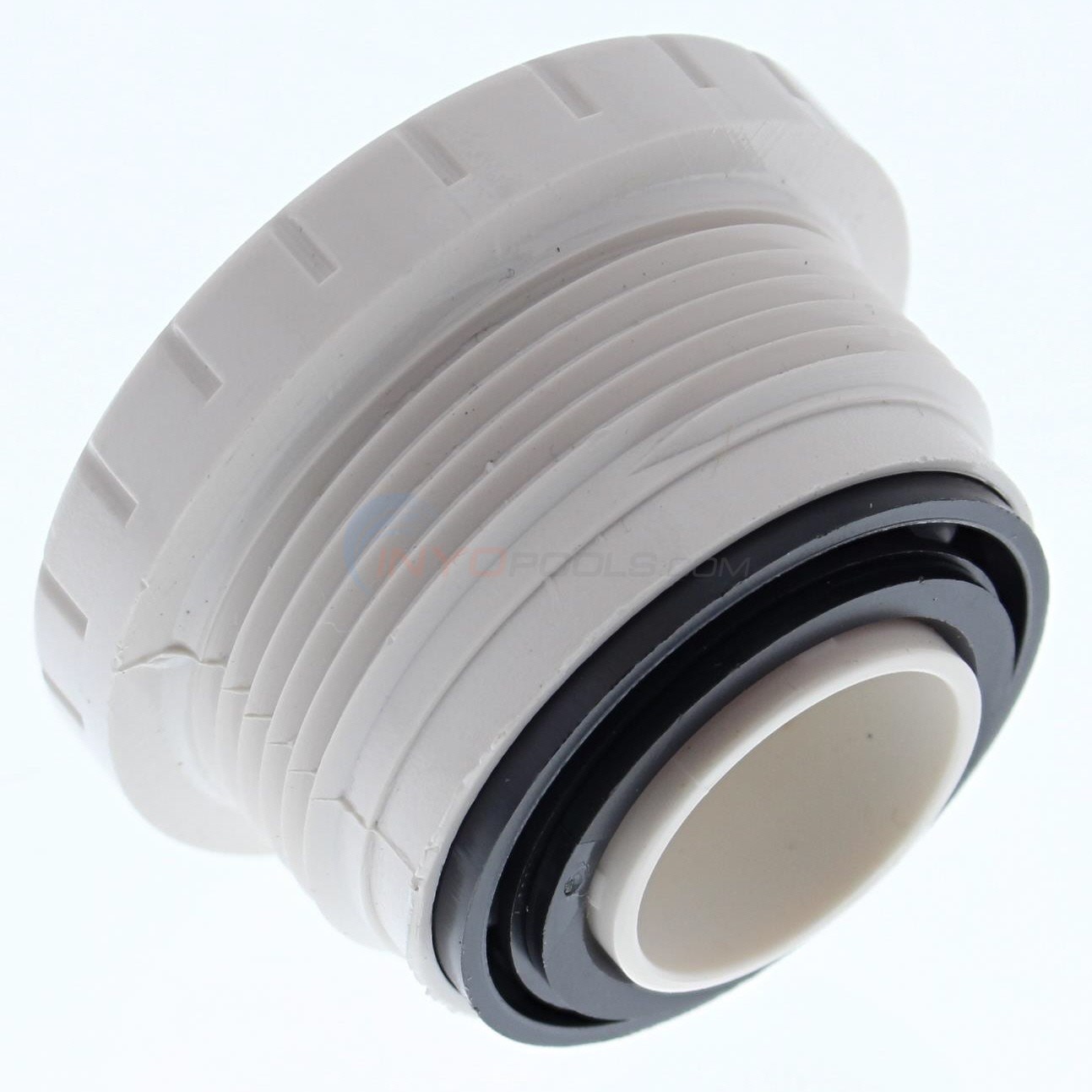 Rotating Eyeball Jet Assembly, 1-1/2" MPT, White - 212-9170 - INYOPools.com