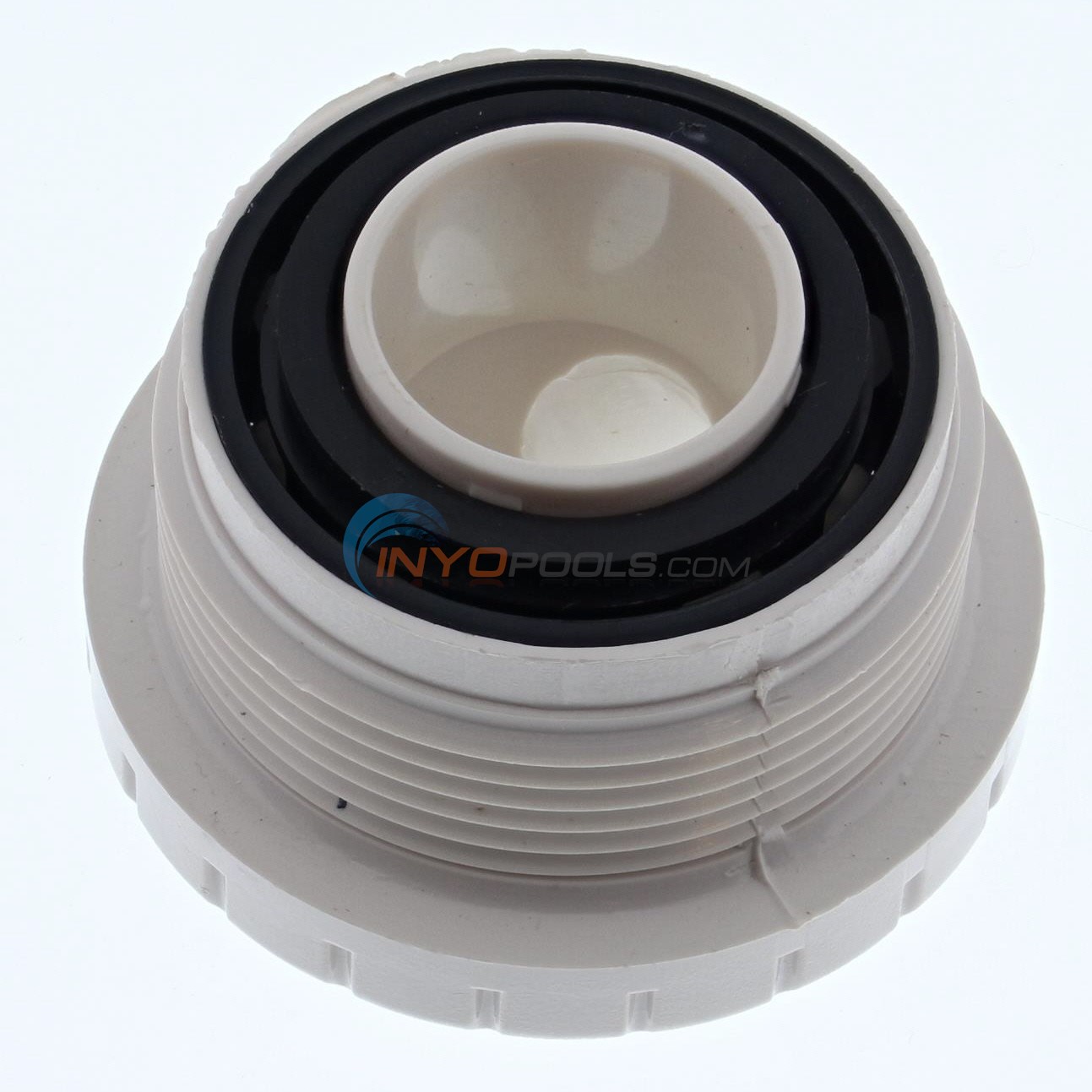 Rotating Eyeball Jet Assembly, 1-1/2" MPT, White - 212-9170 - INYOPools.com